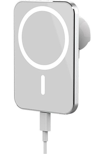 DEİLMİ Magsafe Özellikli Araç Şarj Cihazı Mıknatıslı Tutucu Kablosuz Şarj Aleti