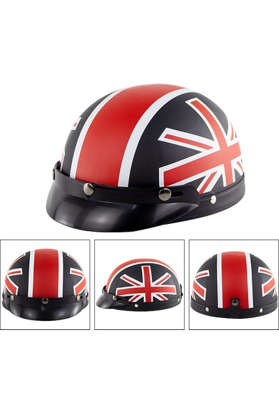 Czyue Ingiliz Harley Motosiklet Kaskı (Yurt Dışından) Czyue Ingiliz Harley Motosiklet Kaskı (Yurt Dışından)