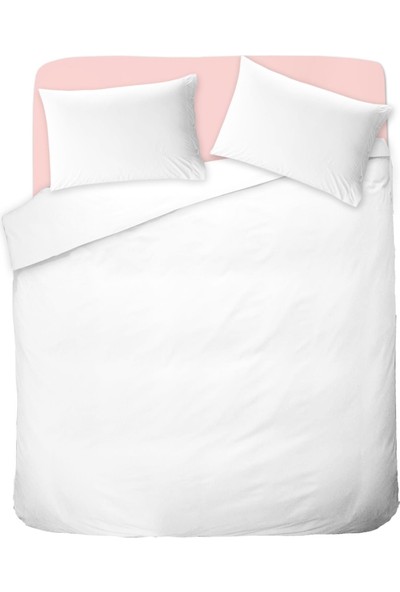 Taç Boutique Düz Boya Çift Kişilik Çarşaf
