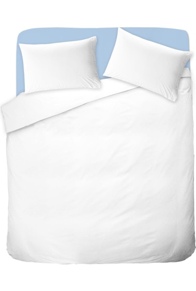 Taç Boutique Düz Boya Çift Kişilik Çarşaf