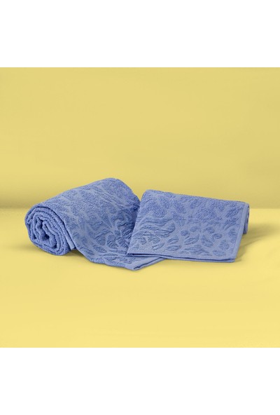 Homedius 2'li Jakarlı Banyo Havlu Set