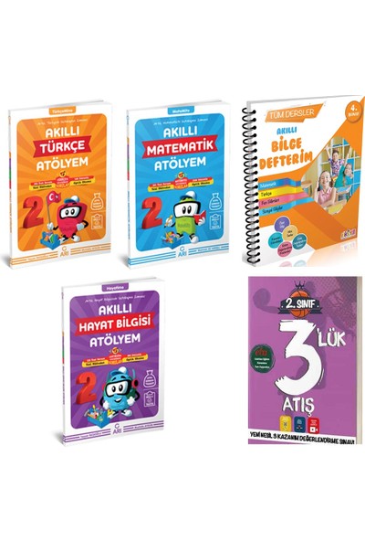 Arı Yayıncılık 2. Sınıf Atölye Seti + Bilge Defter Soru Bankası + Deneme Arı Yayıncılık 2. Sınıf Atölye Seti + Bilge Defter Soru Bankası + Deneme