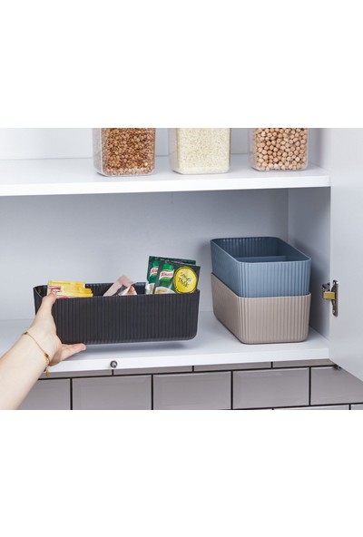 Morevia Plast Mutfak, Banyo Çekmece Içi 3 Bölmeli Düzenleyici Morevia Plast Mutfak, Banyo Çekmece Içi 3 Bölmeli Düzenleyici