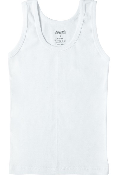 Tolin 3 Lü Paket Pamuk Erkek Çocuk Atlet 130 Tolin 3 Lü Paket Pamuk Erkek Çocuk Atlet 130