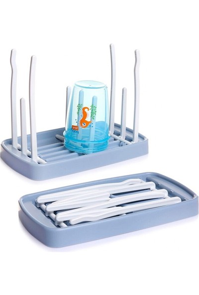 In Dream Katlanabilir Pratik Biberon Kurutucu Mavi