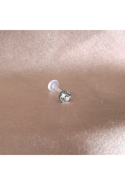 Bylin Bio Plastik Piercing ( Taşı 4 Mm)