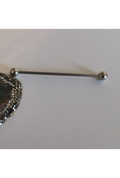 Bylin Cerrahi Çelik Köprü Piercing 40 mm