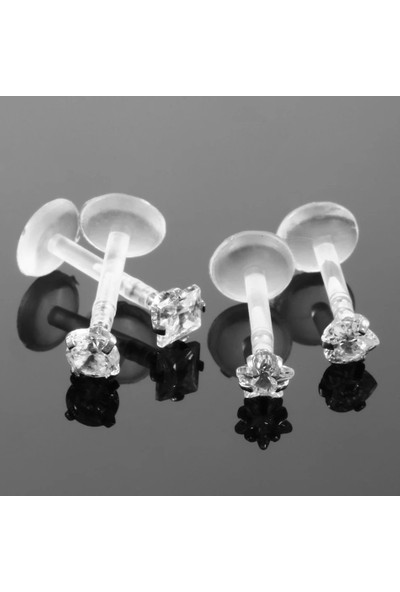 Bylin Bio Plastik Dörtlü Piercing Set