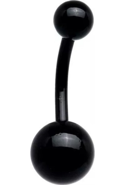 Bylin Cerrahi Çelik Black Göbek Piercing 8 mm Bylin Cerrahi Çelik Black Göbek Piercing 8 mm