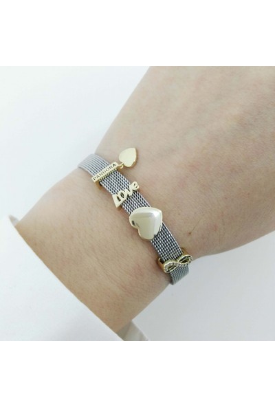 Peri Takı Charm Model Hasır Bileklik