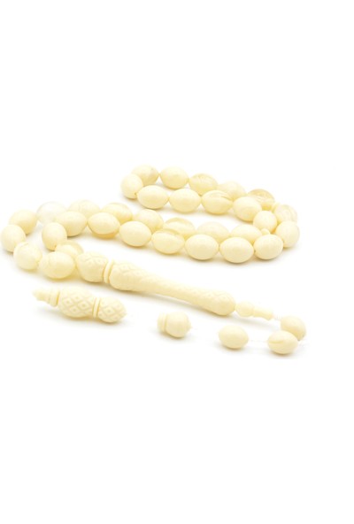 Murty99 Usta Işi Arpa Kesim Hareli Beyaz Toz Pres Kehribar Tesbih Iri Boy Murty99 Usta Işi Arpa Kesim Hareli Beyaz Toz Pres Kehribar Tesbih Iri Boy