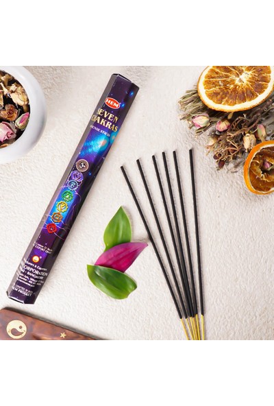 Hem 7 Çakra Aromalı Çubuk Tütsü Hem 7 Çakra Aromalı Çubuk Tütsü