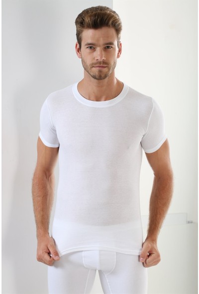 Arma Yıldız Premium Penye O Yaka Fanila Beyaz