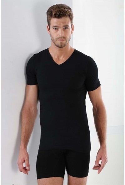 Arma Yıldız Penye Erkek Siyah V Yaka Fanila 3lü Set Arma Yıldız Penye Erkek Siyah V Yaka Fanila 3lü Set