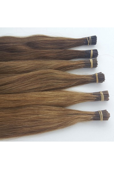 Saç ve Peruk Kahve Karamel Renk 25 Adet Boncuk Kaynak Saç Orta Dolgunlukta Saç ve Peruk Kahve Karamel Renk 25 Adet Boncuk Kaynak Saç Orta Dolgunlukta