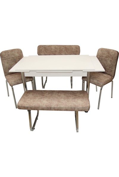 Osmanlı Mobilya Banklı Mutfak Masa Takımı Bençli Masa Takımı