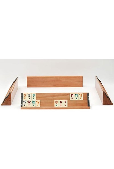 Mobgift Budaklı Cilalı Ahşap Okey Takımı