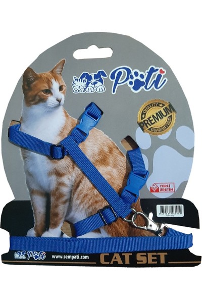 Woddy Kedi Gezdirme Tasması Mavi Woddy Kedi Gezdirme Tasması Mavi