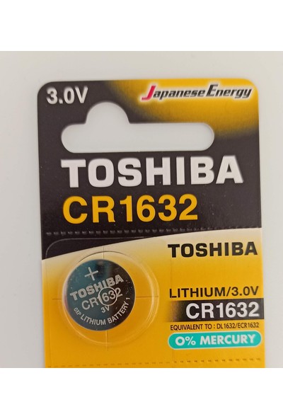 Toshıba Cr 1632 Lıthıum 1 Adet Toshıba Cr 1632 Lıthıum 1 Adet