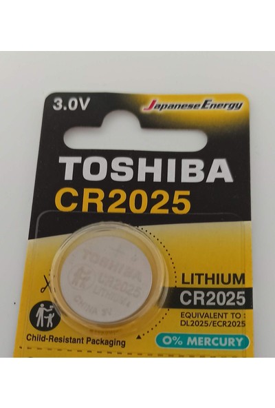 Toshiba Cr 2025 Lithium 1 Adet Toshiba Cr 2025 Lithium 1 Adet