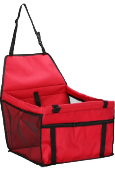 Carneil Kırmızı Oxford Su Geçirmez Fileli Kedi Köpek Taşıma Çantası Otomobil Içi Askılı 45*35*25 cm Carneil Kırmızı Oxford Su Geçirmez Fileli Kedi Köpek Taşıma Çantası Otomobil Içi Askılı 45*35*25 cm