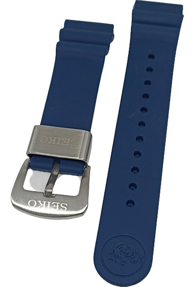 Seiko Prospex Automatic Diver Lacivert 22MM Silikon Saat Kordonu Seiko Prospex Automatic Diver Lacivert 22MM Silikon Saat Kordonu