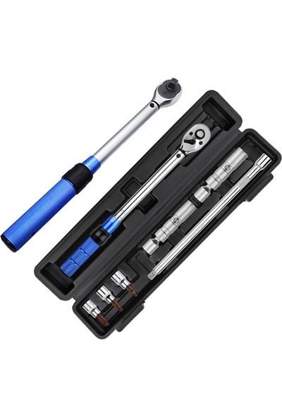 Dtools 10-60N.M 3/8 Tork Anahtar ve Alet Seti -Mavi (Yurt Dışından) Dtools 10-60N.M 3/8 Tork Anahtar ve Alet Seti -Mavi (Yurt Dışından)