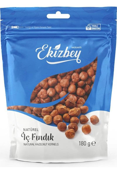 Ekiz Ekizbey Natürel Iç Fındık 180G Doypack