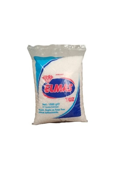 Elmas Tuz Peynir, Zeytin ve Turşu Tuzu 1500 Gr. Elmas Tuz Peynir, Zeytin ve Turşu Tuzu 1500 Gr.