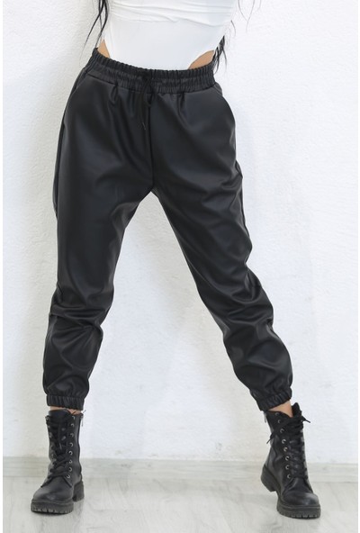 Modamiva Deri Pantolonsiyah - 8438.609.