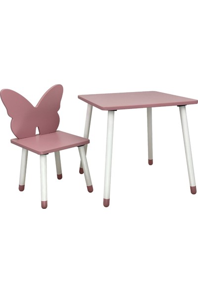 Gagawood Ahşap Çocuk Oyun Aktivite Masa ve Sandalyesi - Kelebek Gagawood Ahşap Çocuk Oyun Aktivite Masa ve Sandalyesi - Kelebek