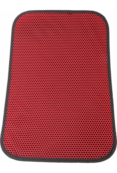 Bio Sand Elekli Kedi Tuvalet Önü Paspası Kırmızı 65 x 45 cm Bio Sand Elekli Kedi Tuvalet Önü Paspası Kırmızı 65 x 45 cm