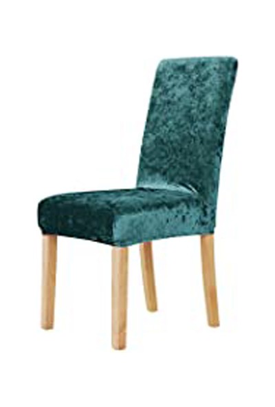 Elgeyar Ipek Kadife Sandalye Kılıfı,sandalye Örtüsü, Lastıkli, Standart 1 Adet