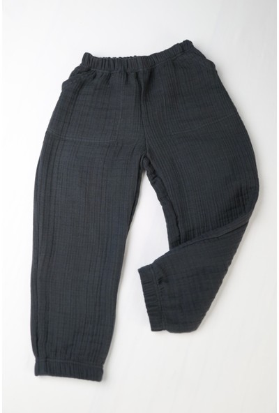 Cuckoo Muslin Cepli Çocuk Pantolon Antrasit Cuckoo Muslin Cepli Çocuk Pantolon Antrasit