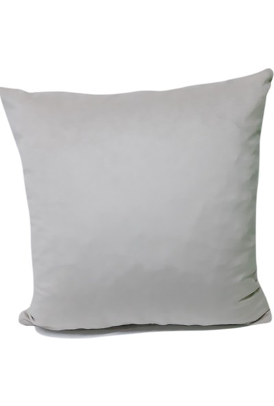 Kare Mobilya Yer Minderi Gri 70 x 70 cm