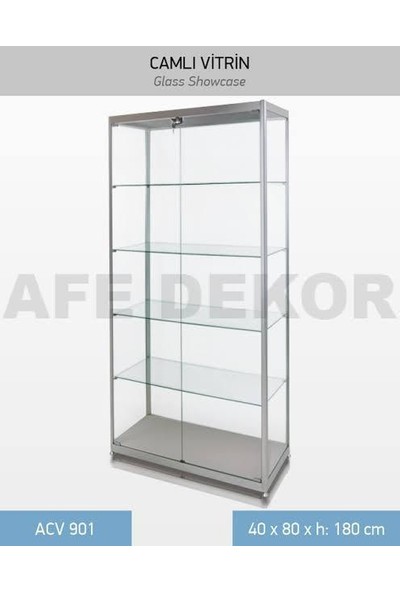 Afe Dekor Alüminyum Camlı Dolap, Camlı Vitrin, Koleksiyon Vitrini Afe Dekor Alüminyum Camlı Dolap, Camlı Vitrin, Koleksiyon Vitrini