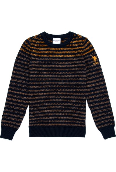 U.S. Polo Assn. Sarı Triko Kazak 50237696-VR043 U.S. Polo Assn. Sarı Triko Kazak 50237696-VR043