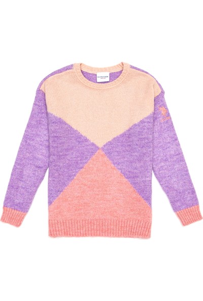 U.S. Polo Assn. Pembe Triko Kazak 50237347-VR204