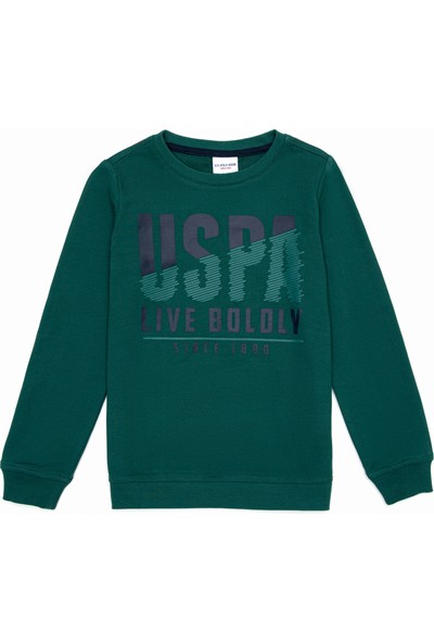 U.S. Polo Assn. Yeşil Sweatshirt 50246472-VR101