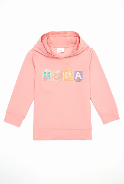 U.S. Polo Assn. Pembe Sweatshirt 50240642-VR204 U.S. Polo Assn. Pembe Sweatshirt 50240642-VR204