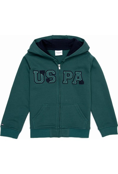U.S. Polo Assn. Yeşil Sweatshirt Basic 50236957-VR101 U.S. Polo Assn. Yeşil Sweatshirt Basic 50236957-VR101