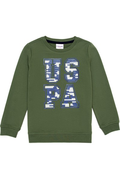 U.S. Polo Assn. Yeşil Sweatshirt 50236939-VR027