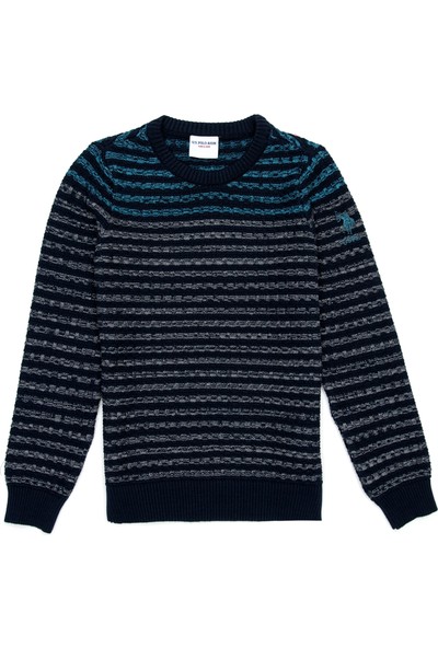 U.S. Polo Assn. Yeşil Triko Kazak 50237696-VR152 U.S. Polo Assn. Yeşil Triko Kazak 50237696-VR152