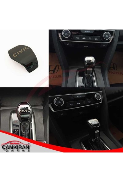 Auto GP Honda Cıvıc Fc5 Vites Topuzu Kaplama - Titanyum Siyah