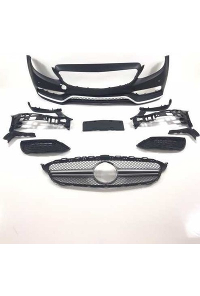 Auto GP Mercedes W205 2014-2018 C63 Ön Tampon & Panjur Setı (. Trimler) Auto GP Mercedes W205 2014-2018 C63 Ön Tampon & Panjur Setı (. Trimler)