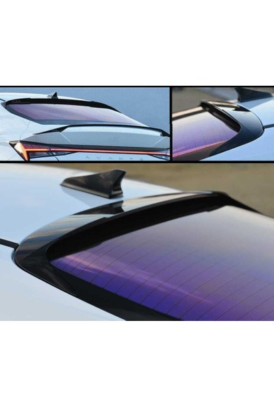 Auto GP Hyundai Elantra Cam Üstü Spoiler Pianoblack 2021+ Auto GP Hyundai Elantra Cam Üstü Spoiler Pianoblack 2021+