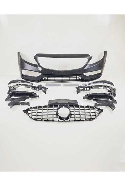 Auto GP Mercedes W205 2019+ C63 Ön Tampon & Panjur Setı (Siyah Trimler) Auto GP Mercedes W205 2019+ C63 Ön Tampon & Panjur Setı (Siyah Trimler)