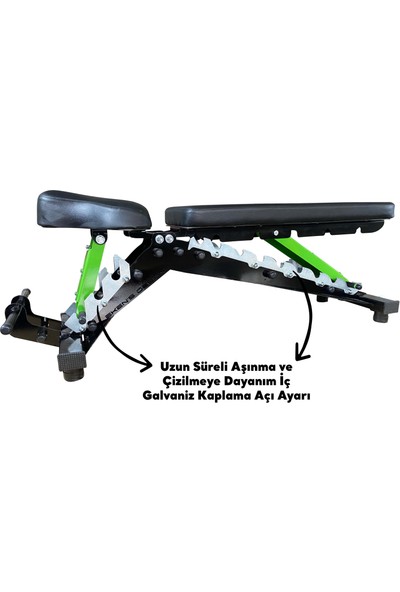 Eken's Desıgn Green Line Bench Press Ağırlık Sehpası Eken's Desıgn Green Line Bench Press Ağırlık Sehpası