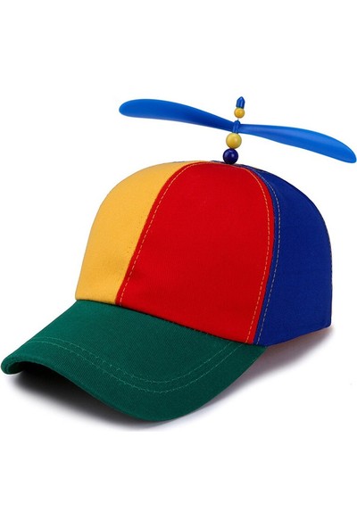 Afun Mavi Çocuk Yetişkin Ayarlanabilir Pervane Topu Beyzbol Şapkası Yusufçuk Üst Çok Renkli Patchwork Komik 52-57CM (Yurt Dışından) Afun Mavi Çocuk Yetişkin Ayarlanabilir Pervane Topu Beyzbol Şapkası Yusufçuk Üst Çok Renkli Patchwork Komik 52-57CM (Yurt Dışından)