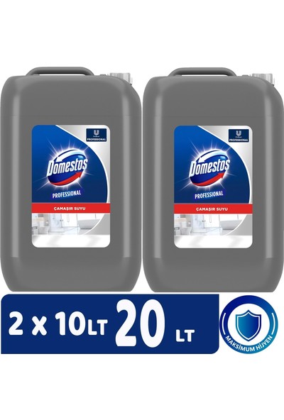 Domestos Çamaşır Suyu 20 Lt Professıonal (2X10 Lt)